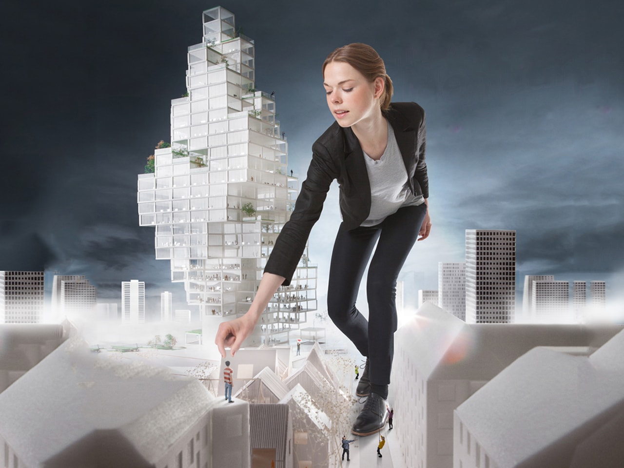 MVRDV - Rodovre Sky Village