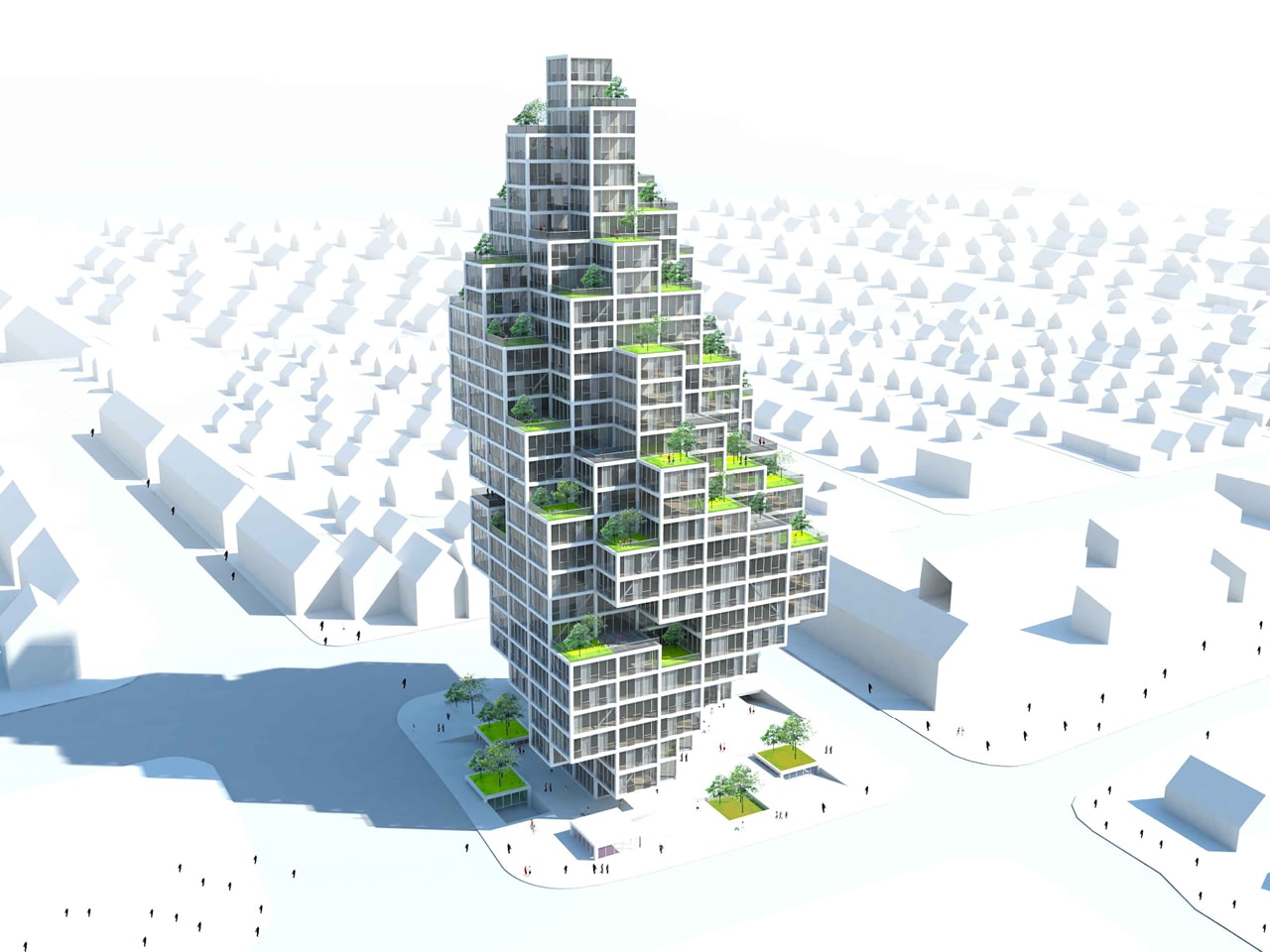 MVRDV - Rodovre Sky Village