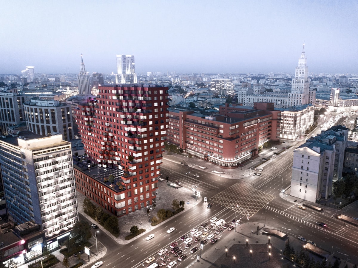 MVRDV’s RED7 project—the firm’s first building in Russia—has been ...