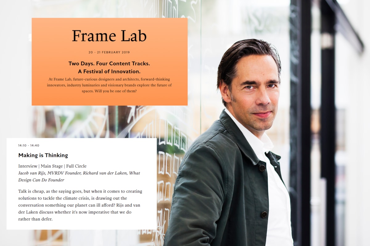 MVRDV - Jacob van Rijs speaking at FrameLab