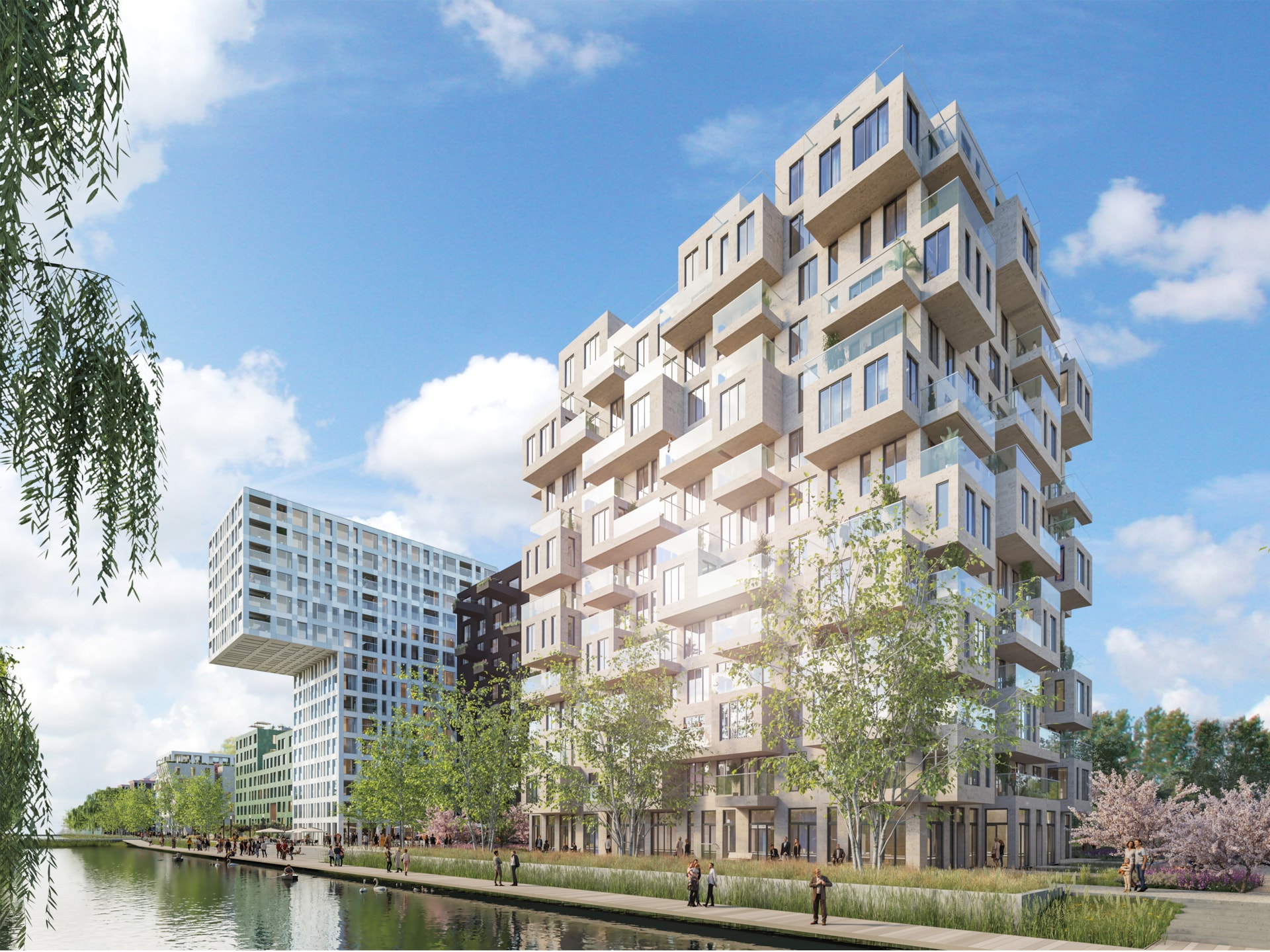 MVRDV - MVRDV transforms Amsterdam office complex into a green ...