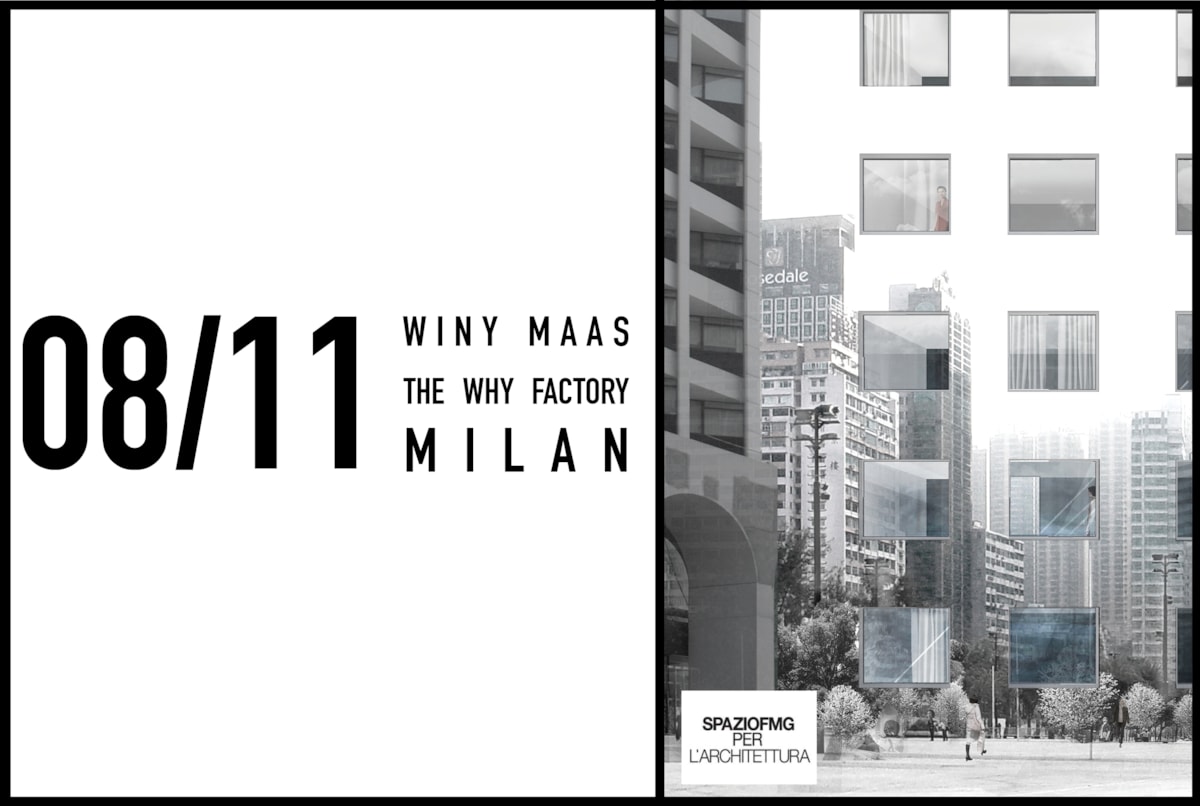 MVRDV - Winy Maas at Why Factory exhibition in Milan