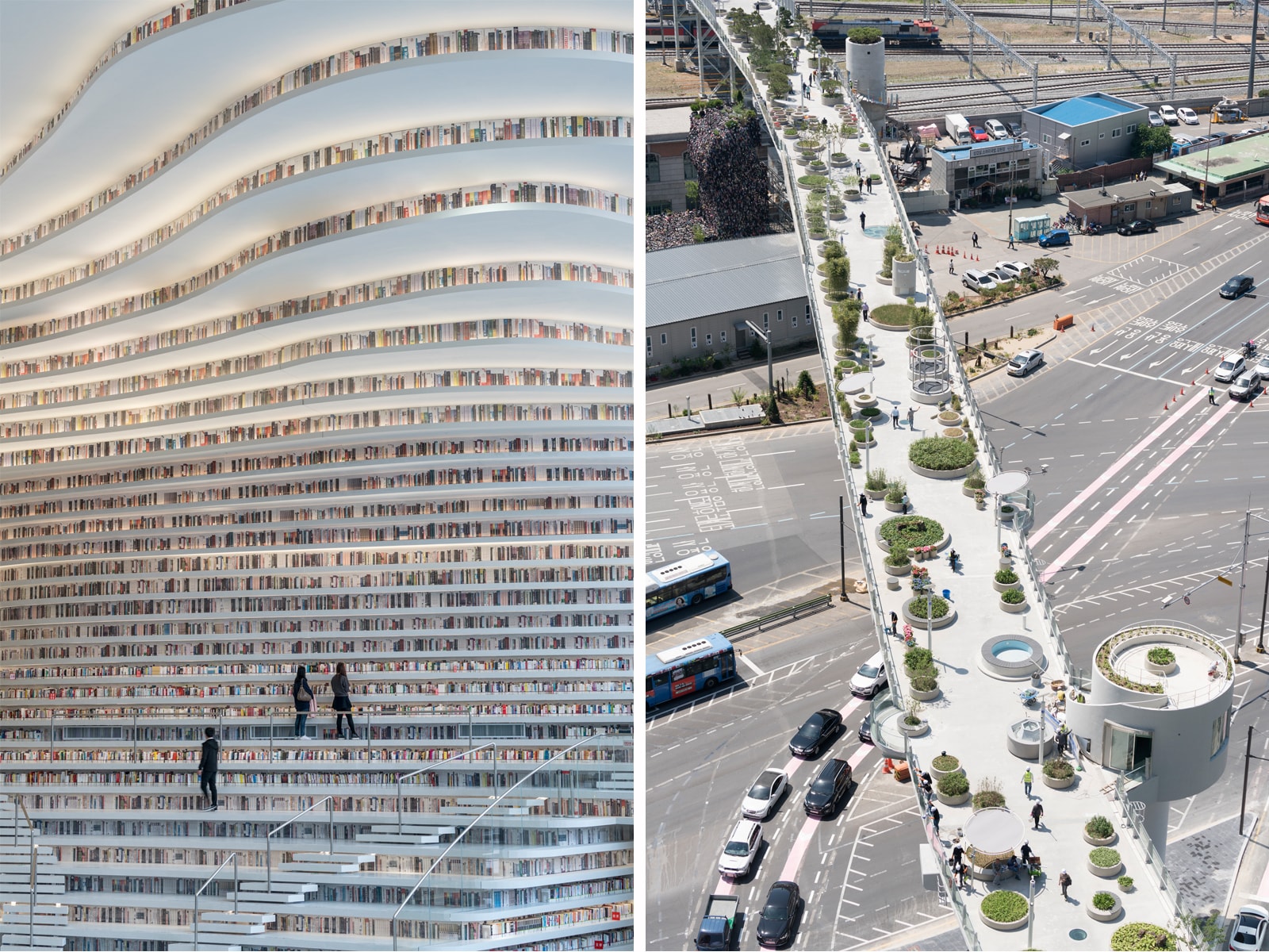 MVRDV - MVRDV's Tianjin Binhai Library and Seoullo 7017 Skygarden ...